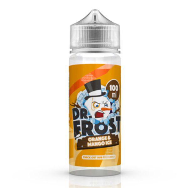 Orange Mango Ice E Liquid by Dr Frost Short Fill 100ml - Vape Puffs