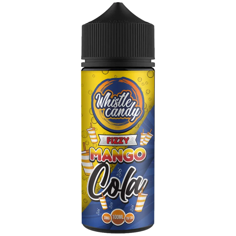 Fizzy Mango Cola Whistle Candy Short Fill 100ml E-Liquid | Vapepuffs UK