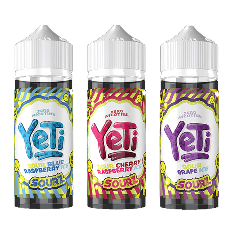 Yeti Sourz Shortfill E Liquid 100ml - Vape Puffs